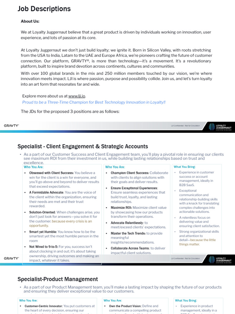 Loyalty Juggernaut Inc. - 04 - 01 - 2025 - 11 - 21 - 26 | PDF | Innovation | Customer Satisfaction