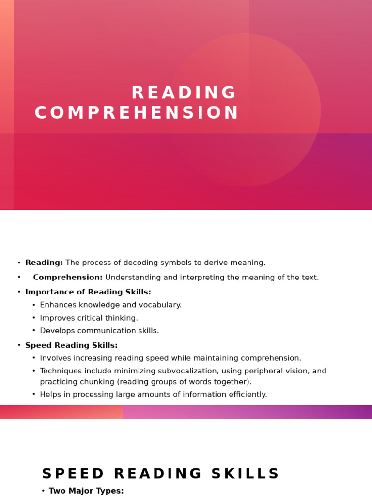 Skimming Scanning and Context Cues 16032025 114235pm 1 | PDF | Speed ...