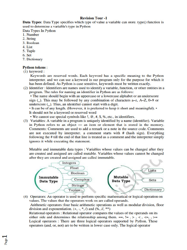 12cs Study Material 2023 24 | PDF