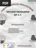 NIF A4 - Características Cualitativas de Los Estados Financieros | PDF | Estado financiero ...