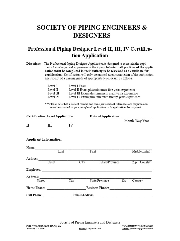 SPED PPD Level 2-4 Certification Application | PDF | Educational Stages