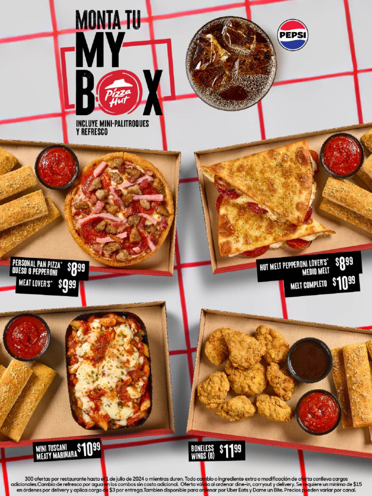 Menu Pizza Hut | PDF
