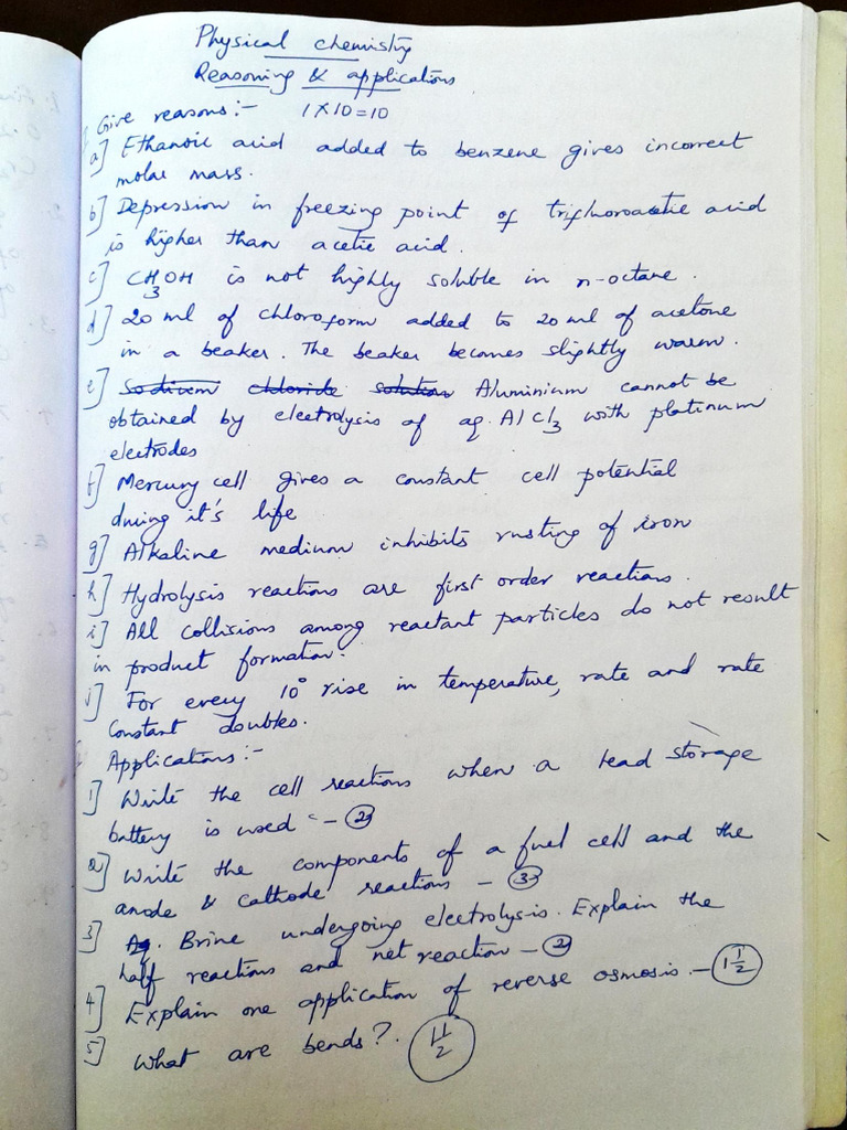 Physical Chemistry Class 12 Cbse | PDF