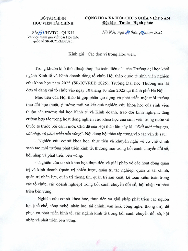 CV 291 ngay 14.03.2025_0001 | PDF