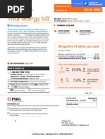 PSEG Sample Electric Bill | PDF | Cheque | Watt