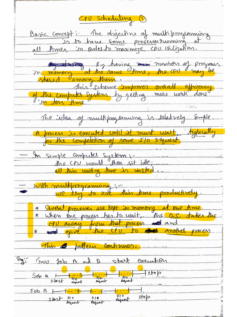 6 CPU Scheduling | PDF