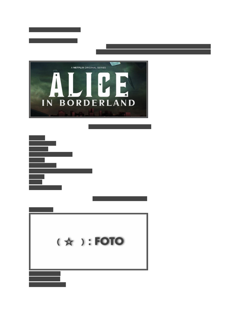 ?cript Base para ALICE IN BORDERLAND | PDF