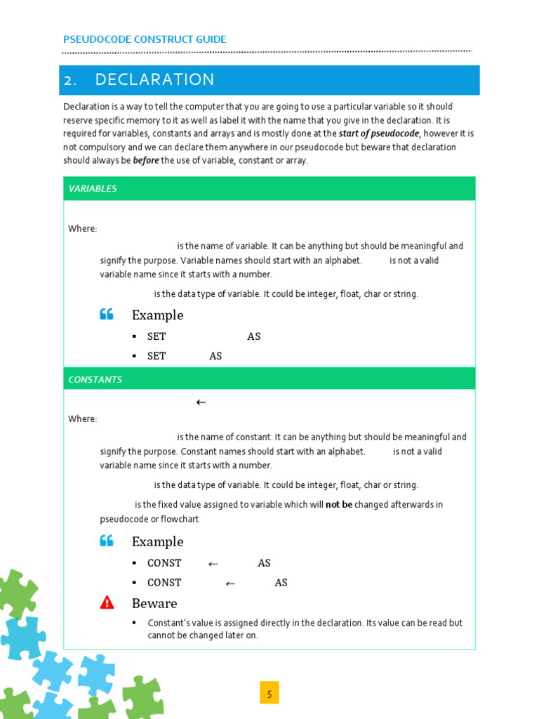 Pages from !Pseudocode Guide-5 | PDF