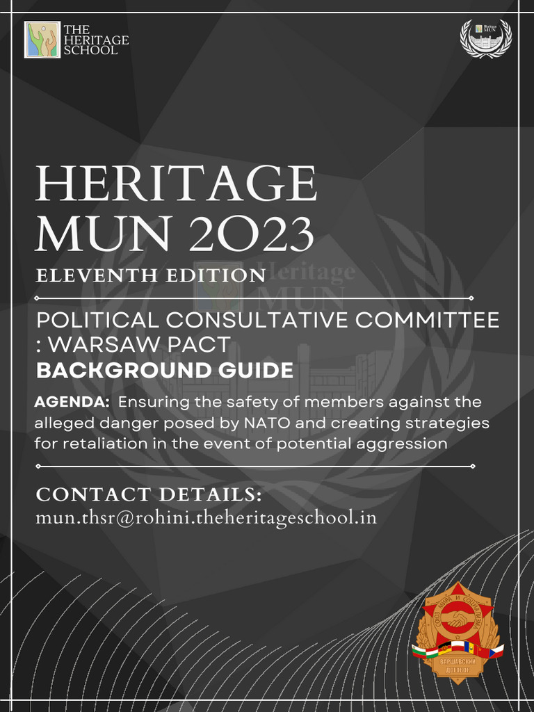 warsaw pact background guide | PDF | Nato | Soviet Union