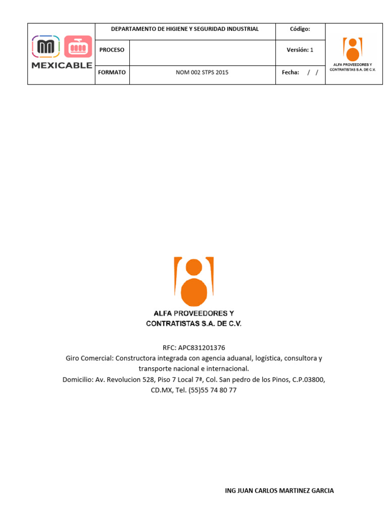 Programa Anual de Revision de Extintores Alfa | PDF | Equipo | Materiales