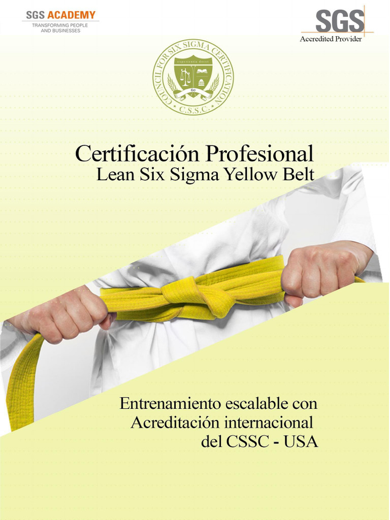 Manual Entrenamiento LSS YB - CSSC 24-05-23 | PDF | Six Sigma | Gestión de proyectos