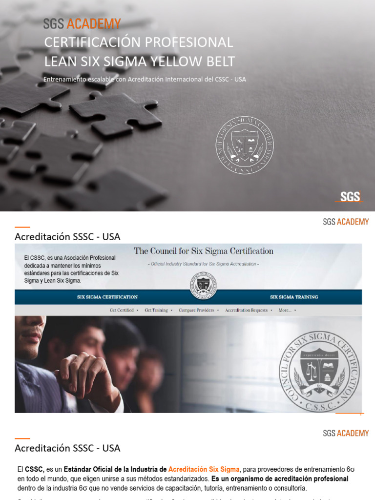 Capítulo 1 Introducción SSYB CSSC-SGS 20230503 | PDF | Six Sigma