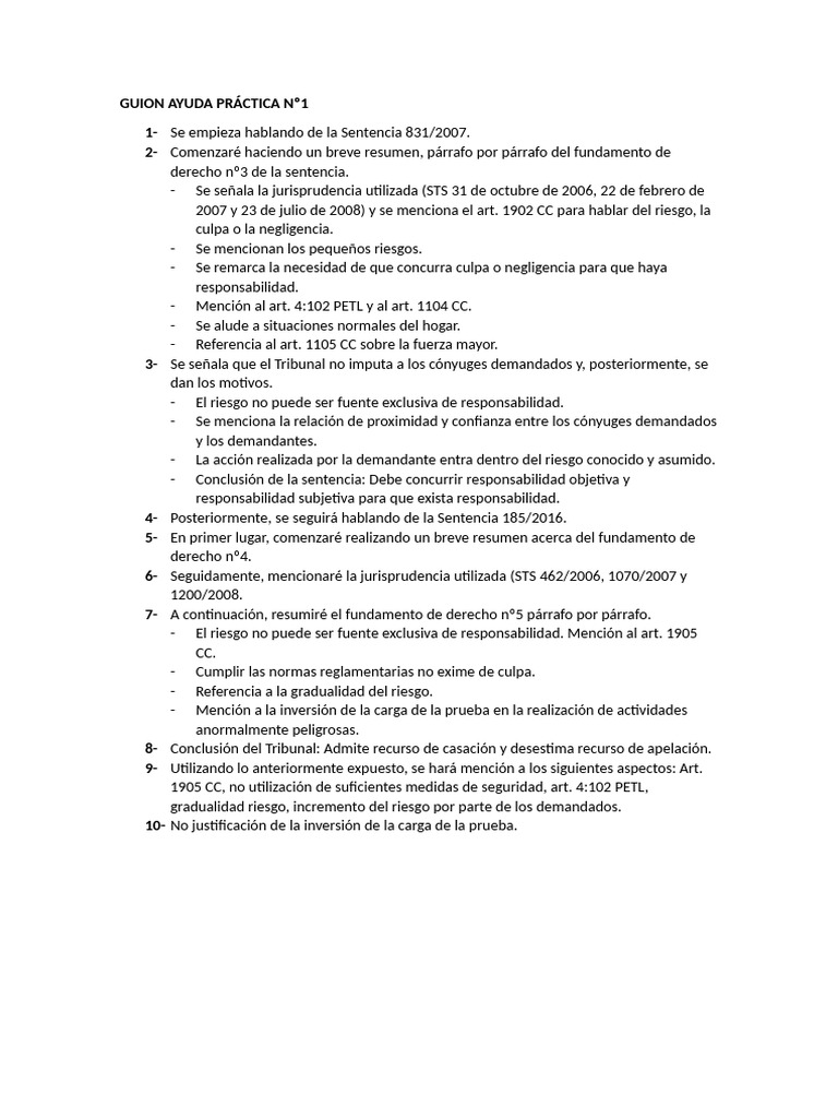 Guion Ayuda Práctica Nº1 | PDF