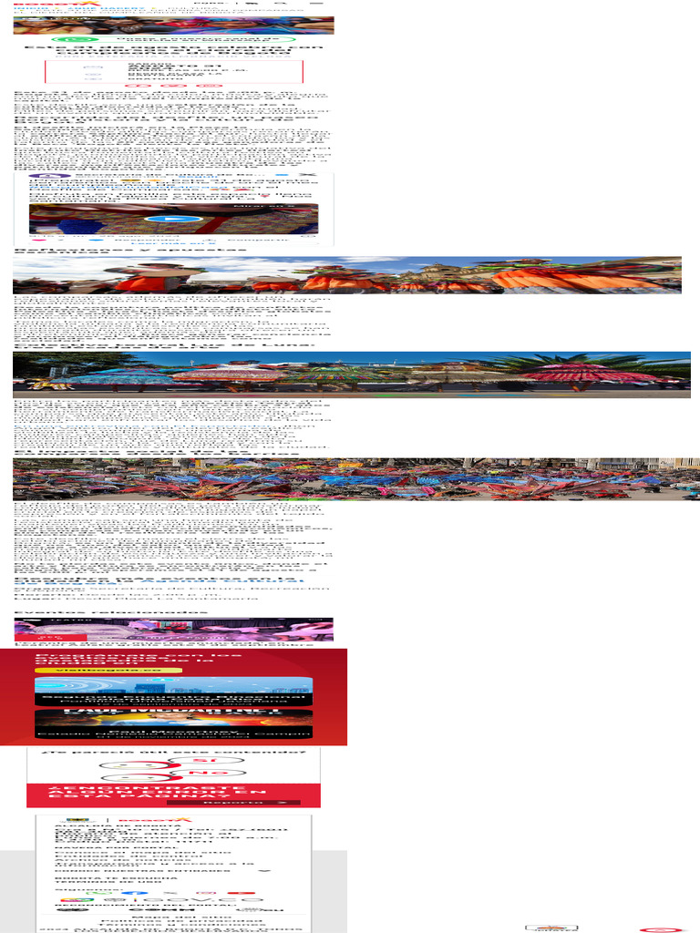 Planes en Bogotá Con Desfile de Comparsas Este 31 | PDF | Bogotá