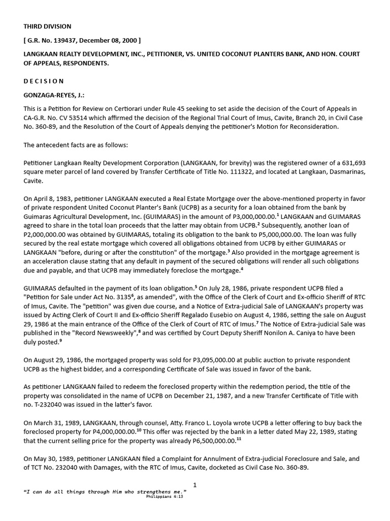 7. METROBANK VS WONG | PDF | Foreclosure | Lawsuit