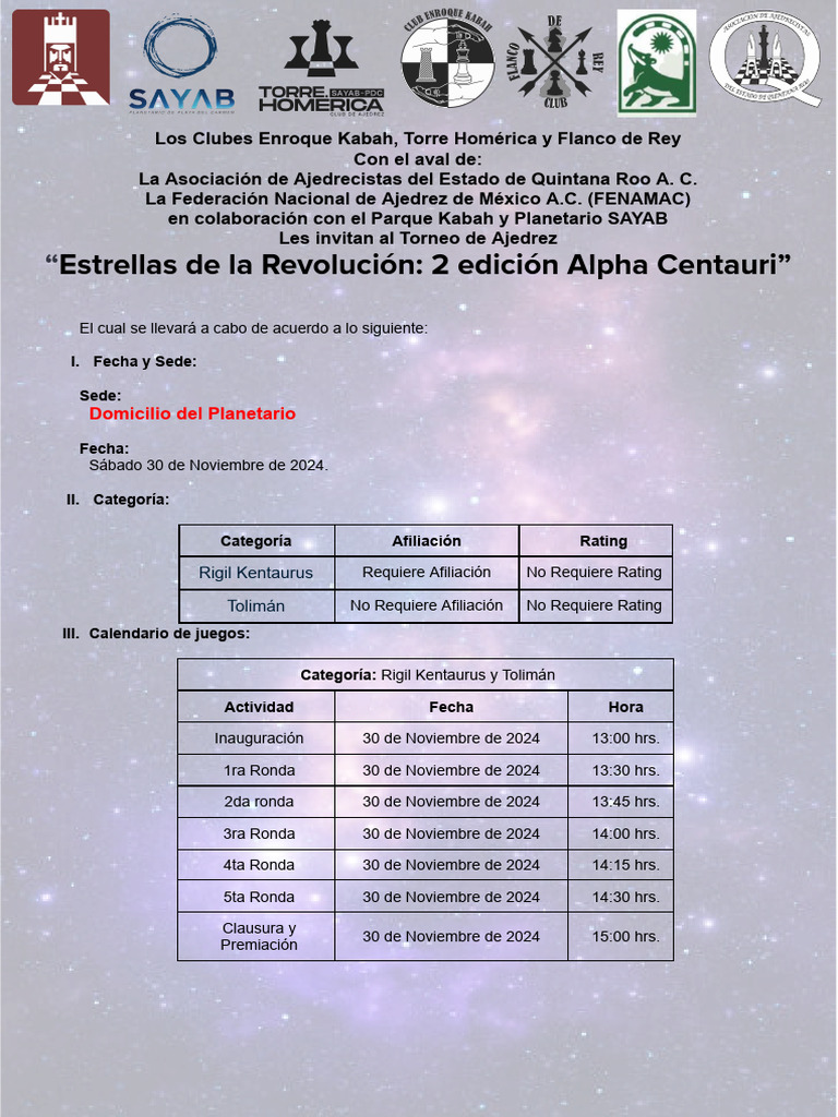 Torneo - Estrellas de La Revolución - Alpha Centauri | PDF | Juegos de estrategia abstractos ...