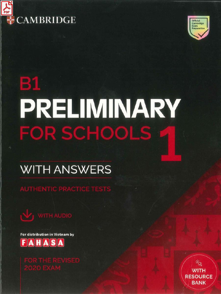 B1 Preliminary For Schools Without Answers Pdf