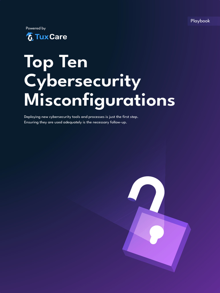 TuxCare Cybersecurity Misconfigurations Playbook | PDF | Security ...