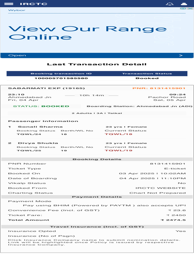 IRCTC Next Generation ETicketing System 2 | PDF