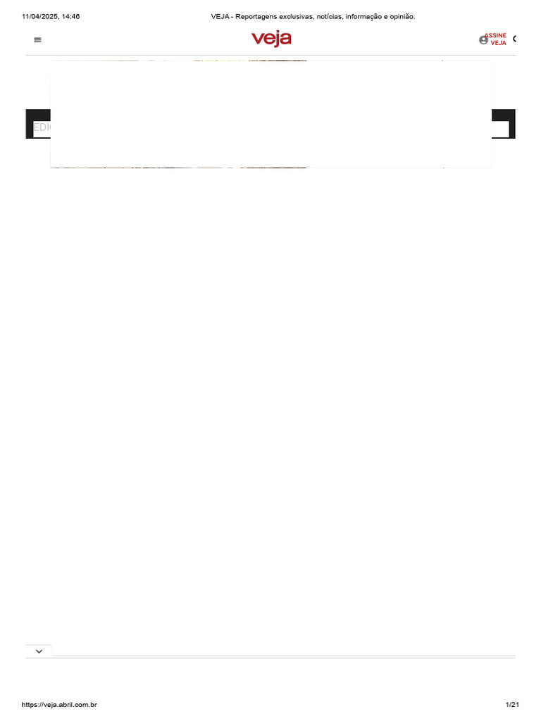 Reportagens Exclusivas da VEJA | PDF | Brasil | Donald Trump