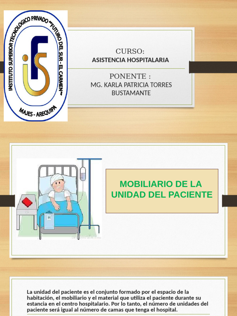 Unidad Del Paciente | PDF | Hospital | Mueble