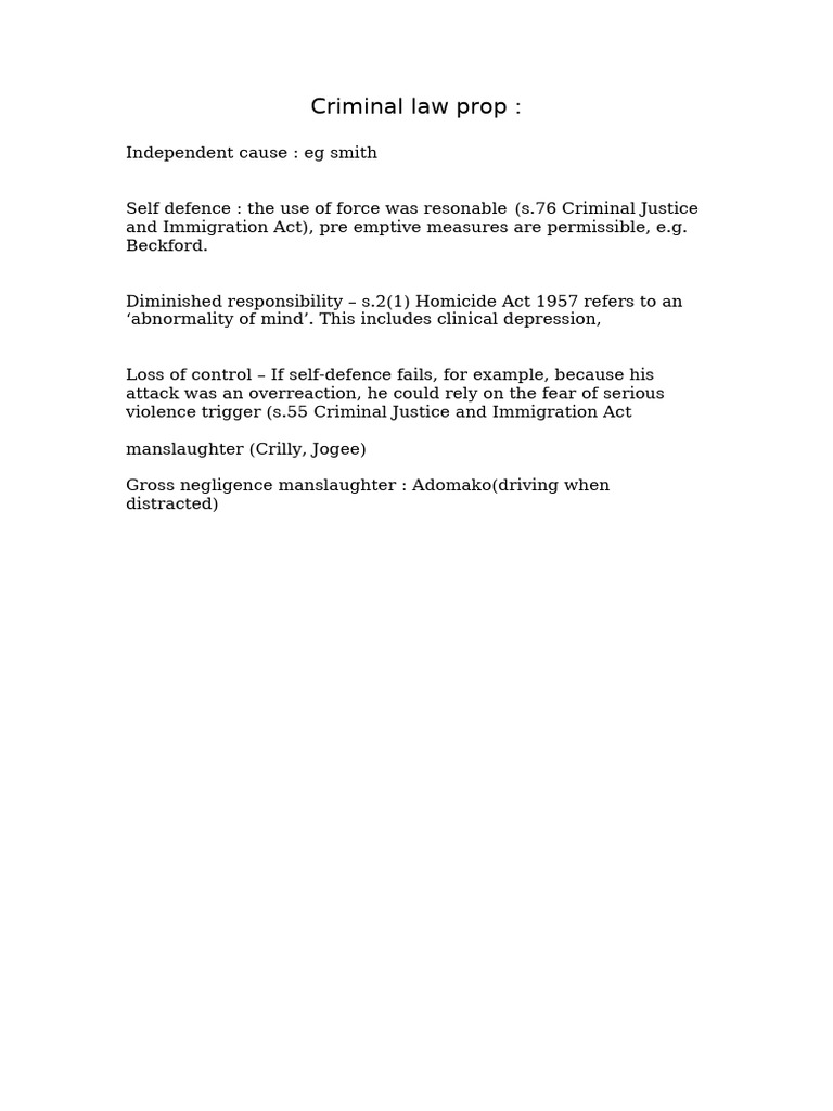 Criminal Law Prop | PDF