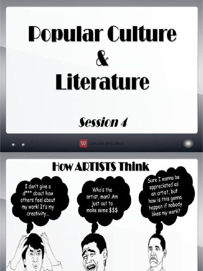 Midterm Lessons in Pop Culture | PDF