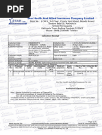 Star Health Insurance-Receipt | PDF | Insurance | Financial Services