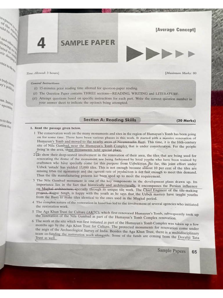 Question Paper Together With Average | PDF
