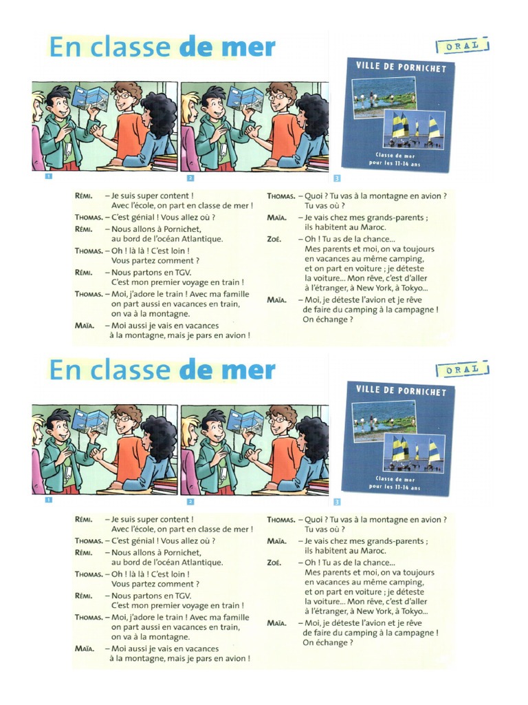 En Classe de Mer | PDF