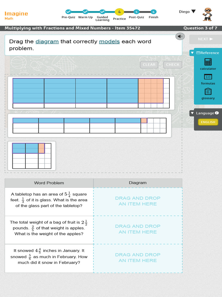 Multiplying Fractions Practice Quiz | PDF