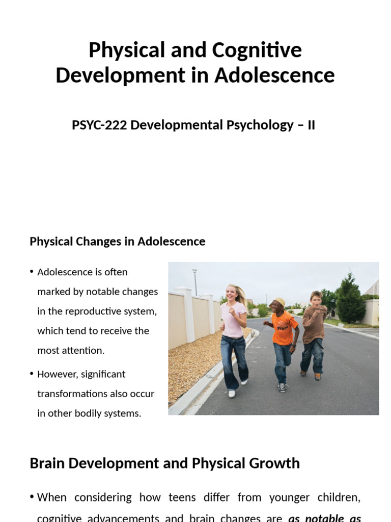 11-Adolescence Period Physical and Cognitive Development | PDF ...