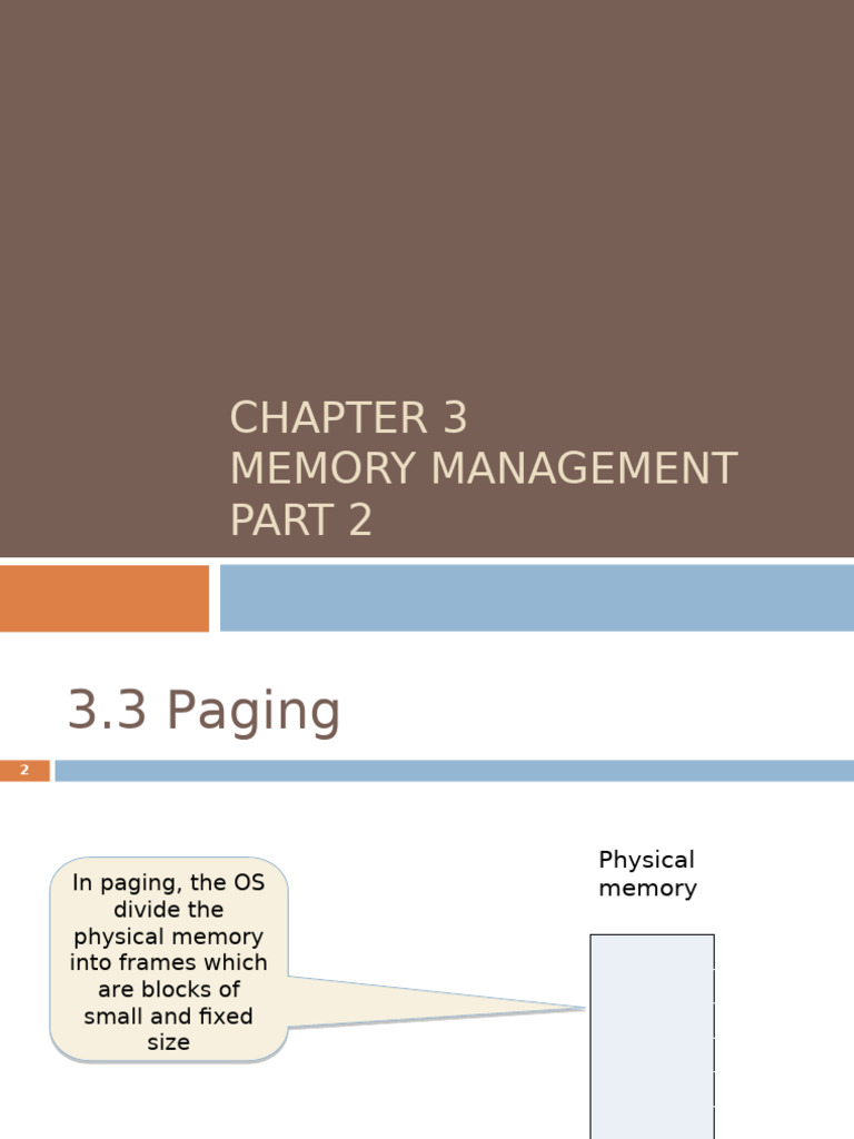 Memory Management Part2 | PDF | Operating System Technology | Computer Science