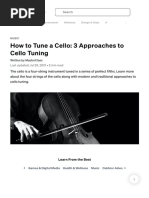 Cello Range and Clef Overview | PDF | Cello | Clef