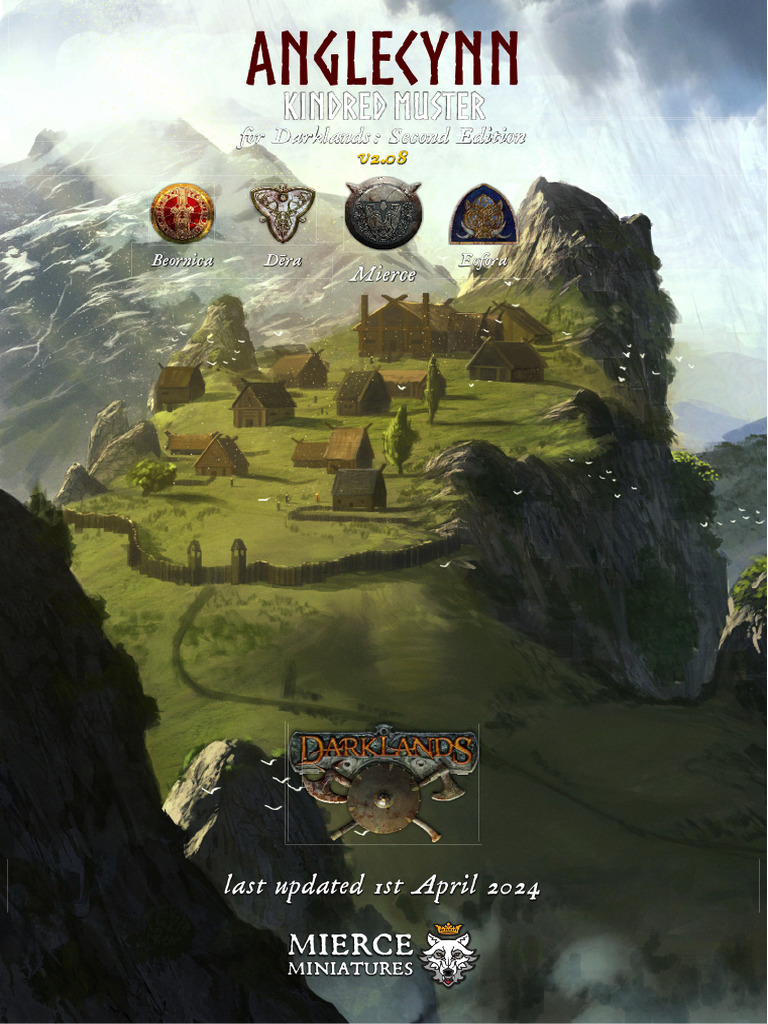 Darklands 2nd Edition - Darklands - Kindred - Anglecynn - Muster - v2 ...