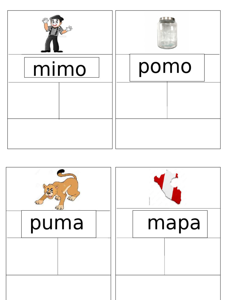 Tarjetas para Lecturas | PDF