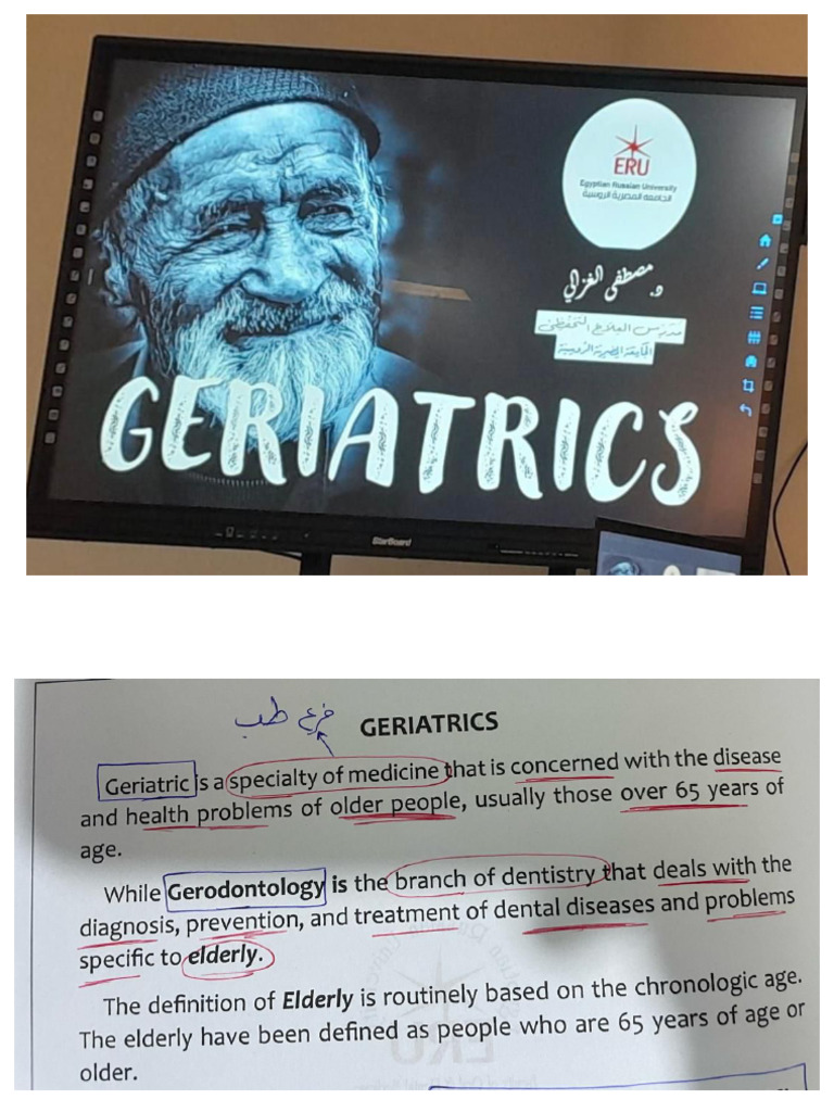 Geriatric Patients | PDF