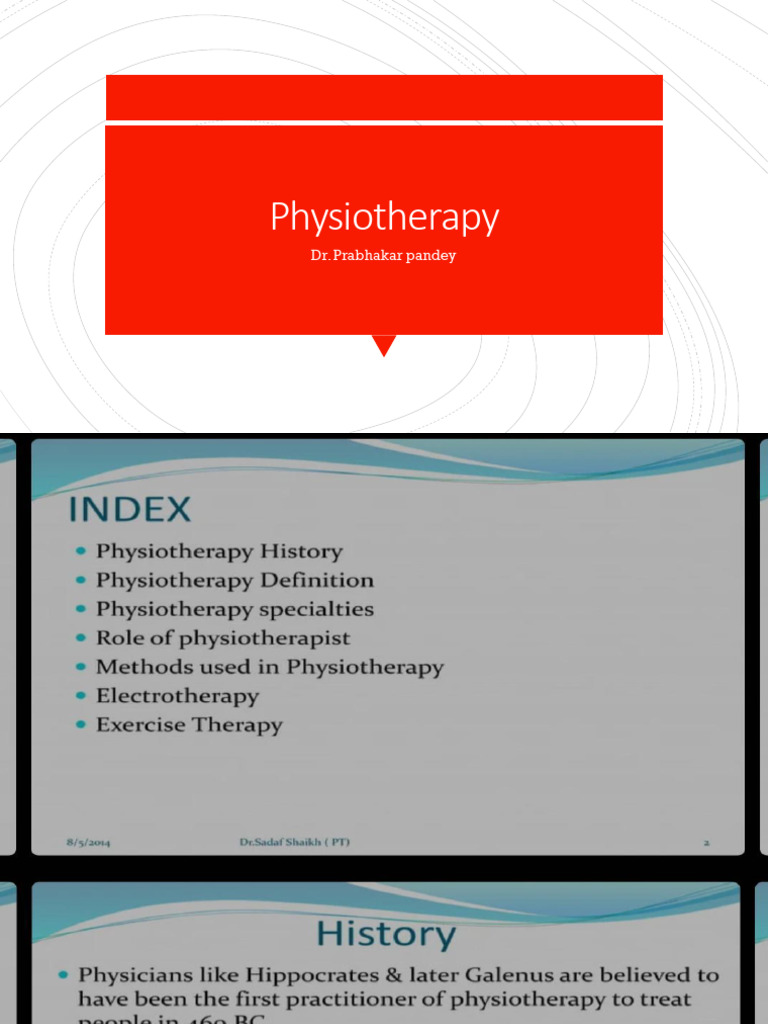 PHYSIOTHERAPY | PDF