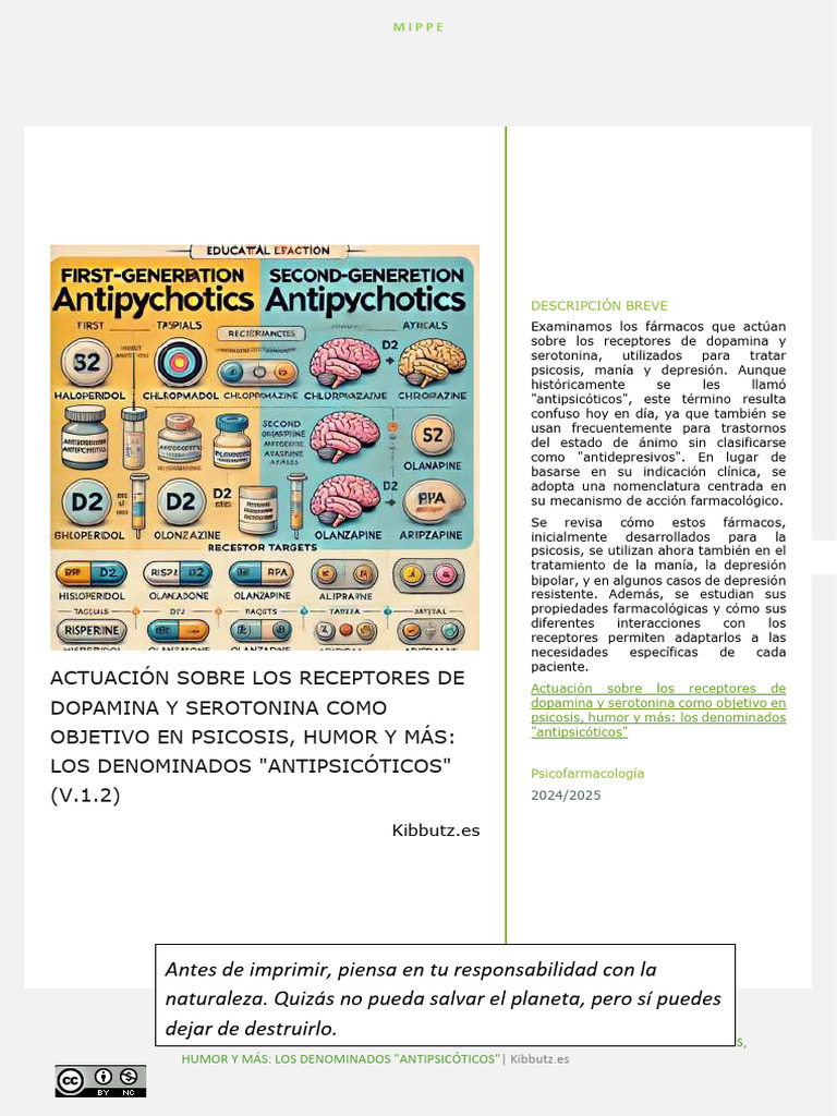 MIPPE Tema 5 | PDF | Antipsicótico | Esquizofrenia