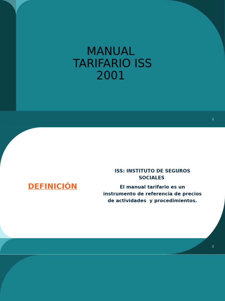 Manual Iss 2001 | PDF | Cuidado de la salud