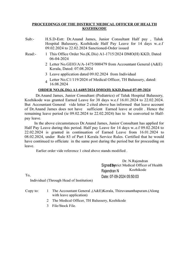 Leave Conversion 2024 Jan Leave - Dmo | PDF