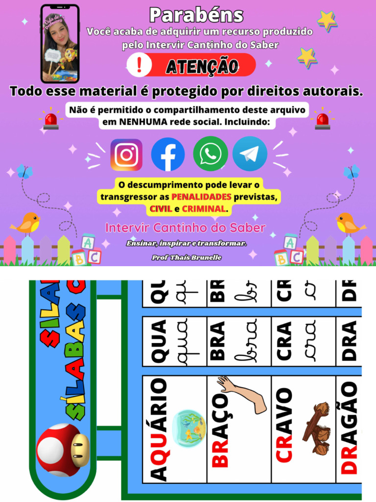 Silabário Complexo Super Mario (Kit Fundamental) | PDF