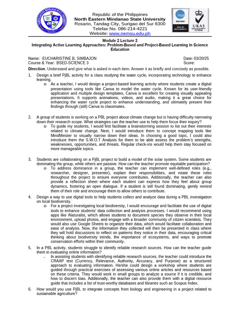 How To Repond To Challenges in Teaching | PDF | Feasibility Study ...