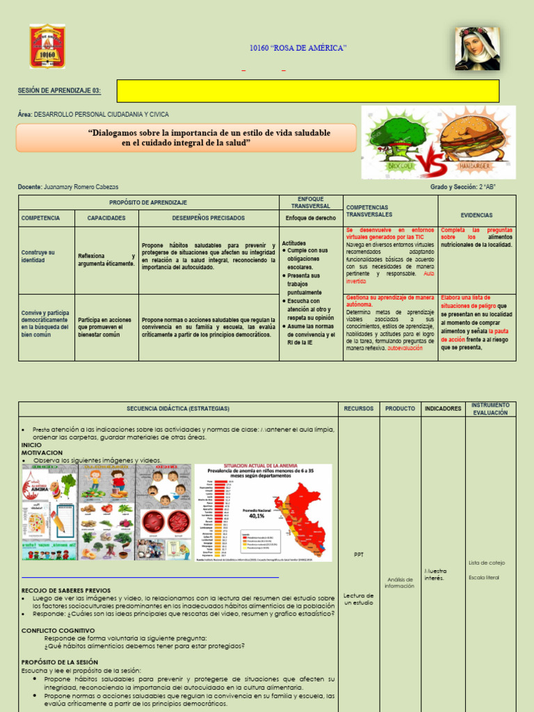 2 Sesion Segundo DPCC | PDF | Aprendizaje | Desarrollo personal