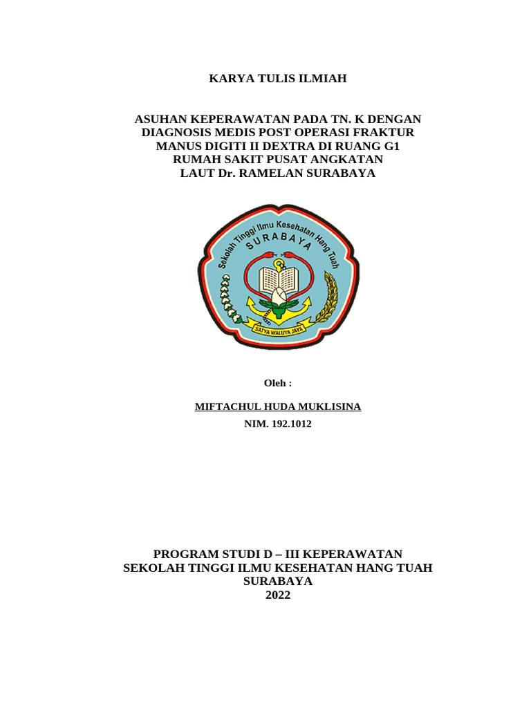 Miftachul Huda M 1921012, KTI Fraktur | PDF