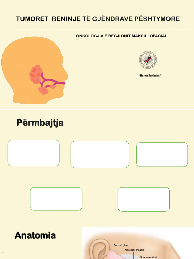 Tumoret Beninje Të Gjëndrave Pështymore | PDF