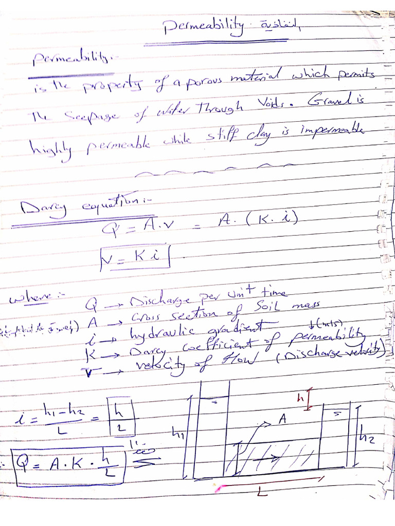 Soil Permeability | PDF