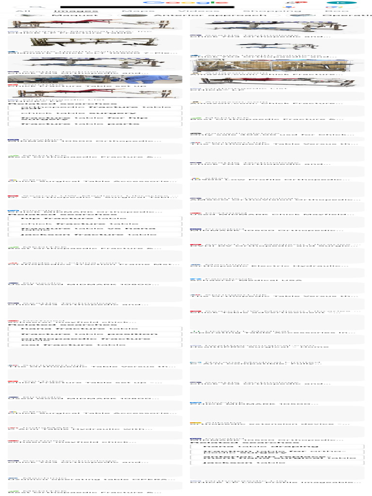 Chick Table Orthopedic - Google Search | PDF | Orthopedic Surgery ...