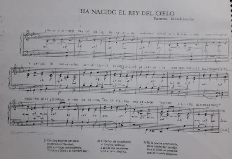 Ha Nacido El Rey Del Cielo | PDF